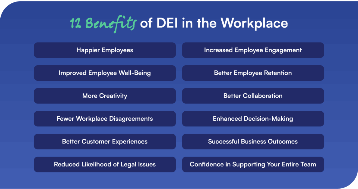 12 Benefits of Maintaining DEI in the Workplace | HR Acuity