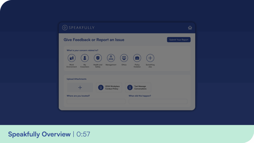 Anonymous Workplace Reporting Software | HR Acuity